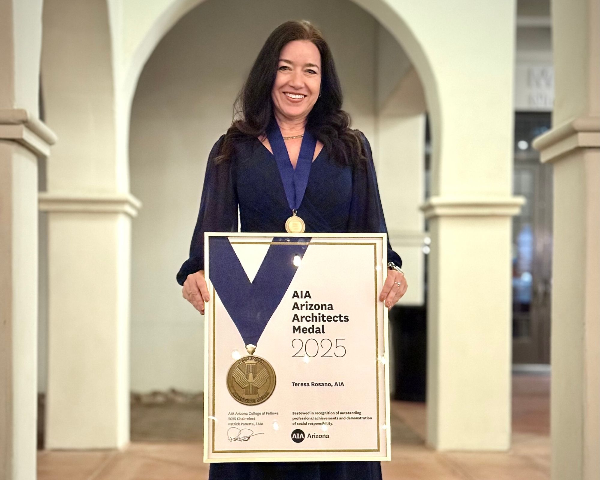 Teresa Rosano Receives Dual Honors at the 2025 AIA Arizona Design Awards | College of ...