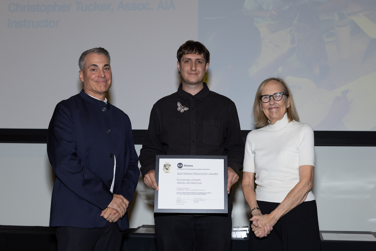 Lecturer Christopher Tucker wins AIA Design Pedagogy Award for ...